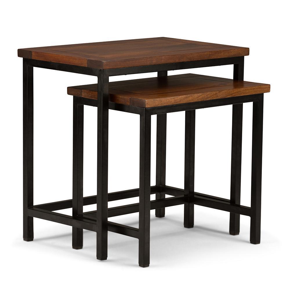 Skyler Solid Wood 2Pc Nesting Side Table | Simpli Home