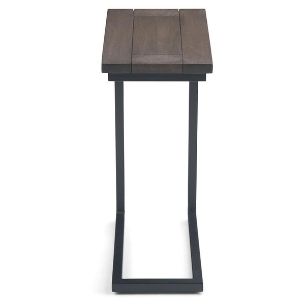Skyler Solid Wood C Side Table With Metal Legs | Simpli Home