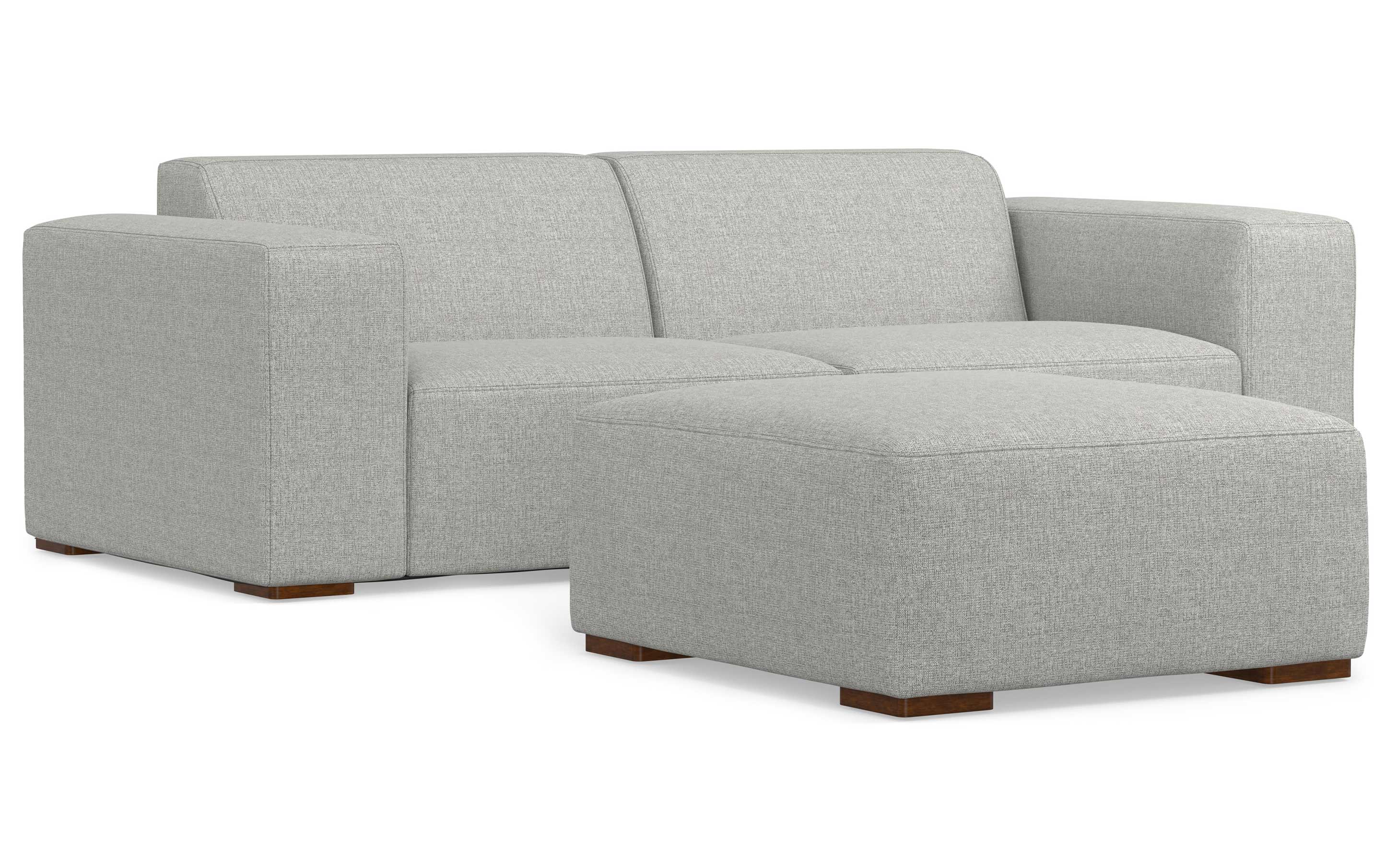 Rex 2 Seater Sofa and Ottoman – Simpli Home