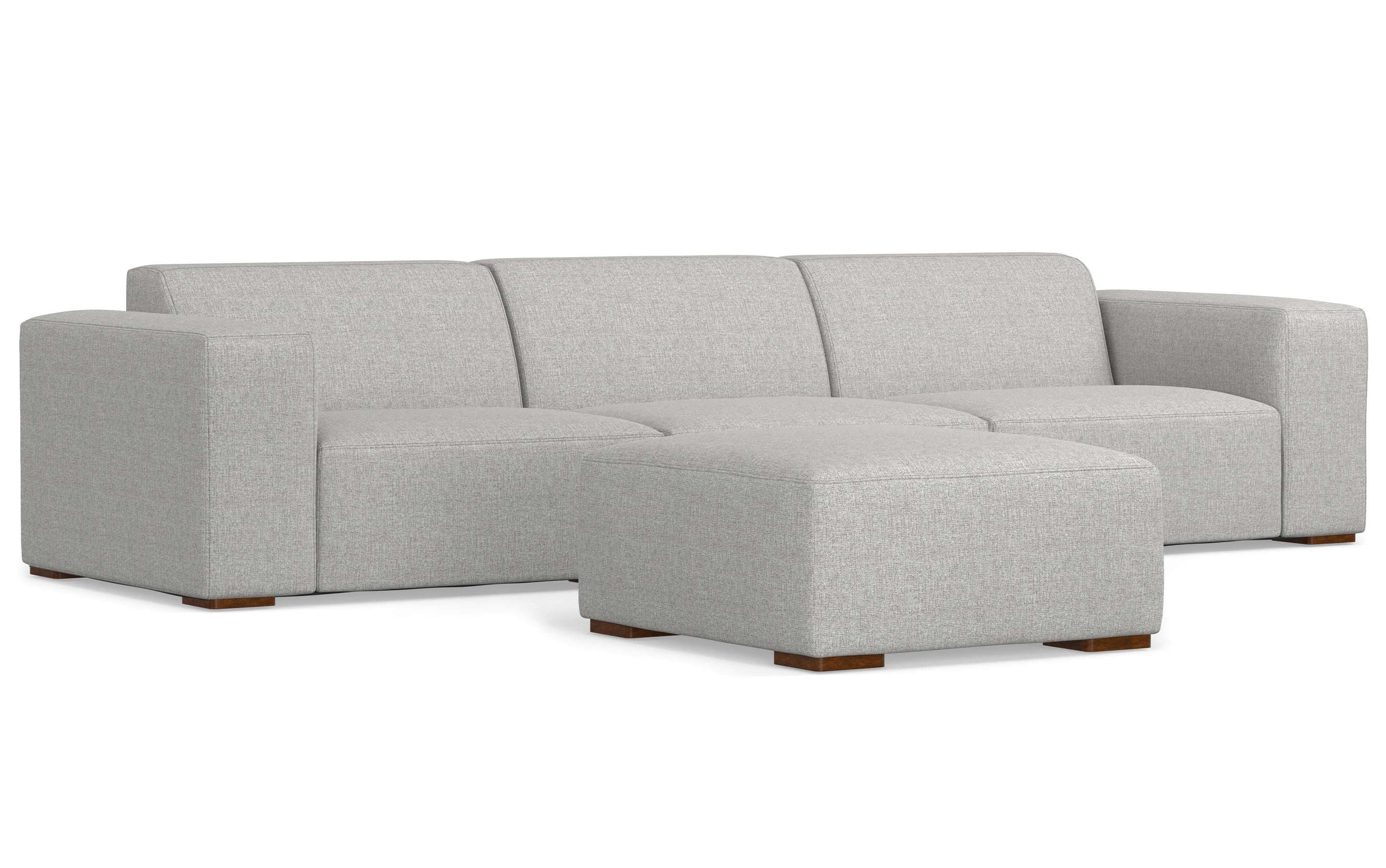 Rex 3 Seater Sofa and Ottoman – Simpli Home