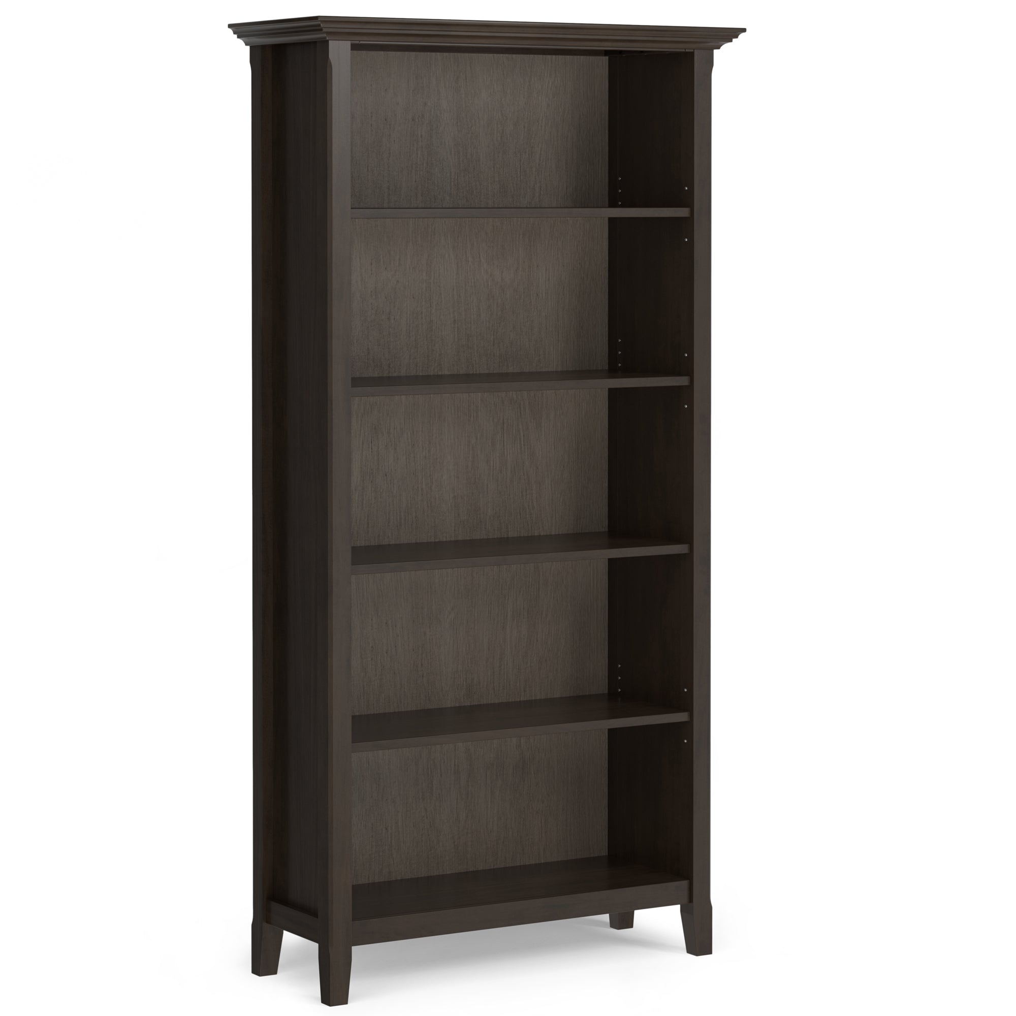 Amherst 36 inch 5 Shelf Bookcase – Simpli Home