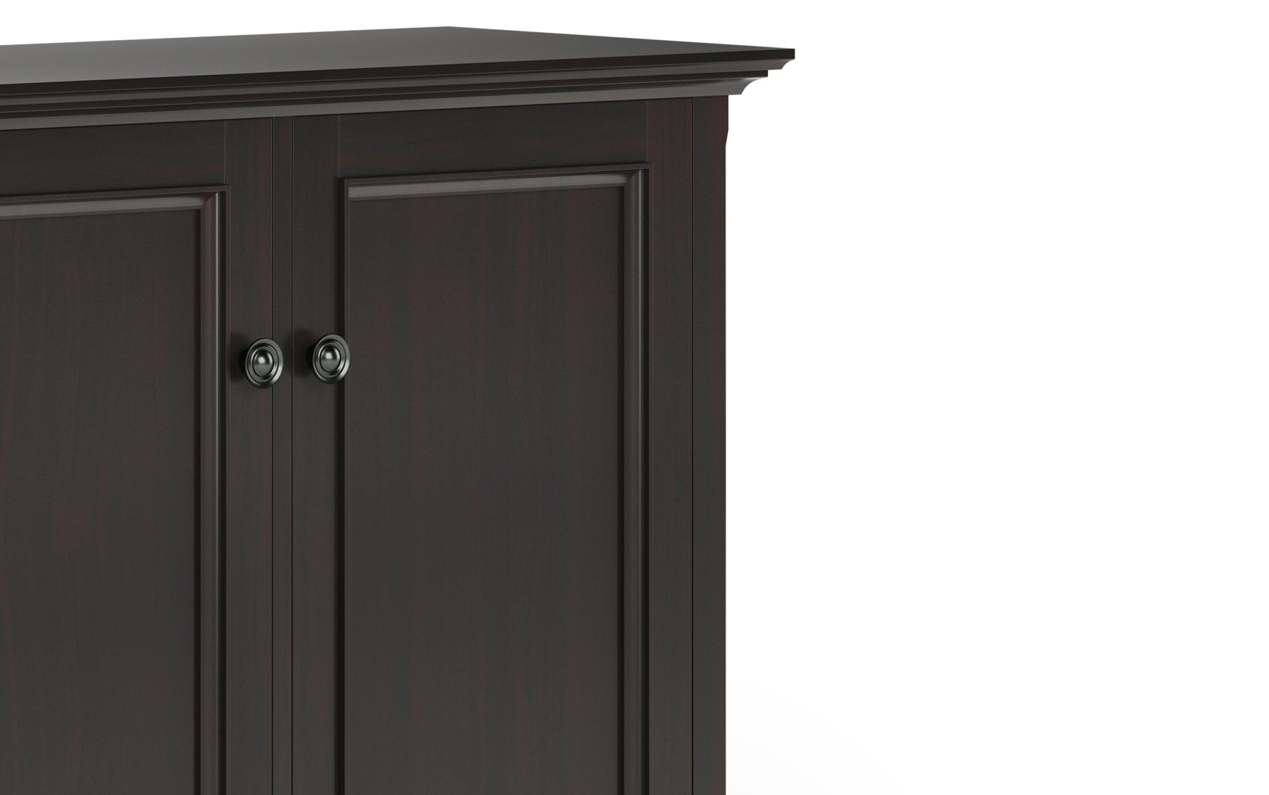 Amherst Wide 3 Door Storage Cabinet – Simpli Home