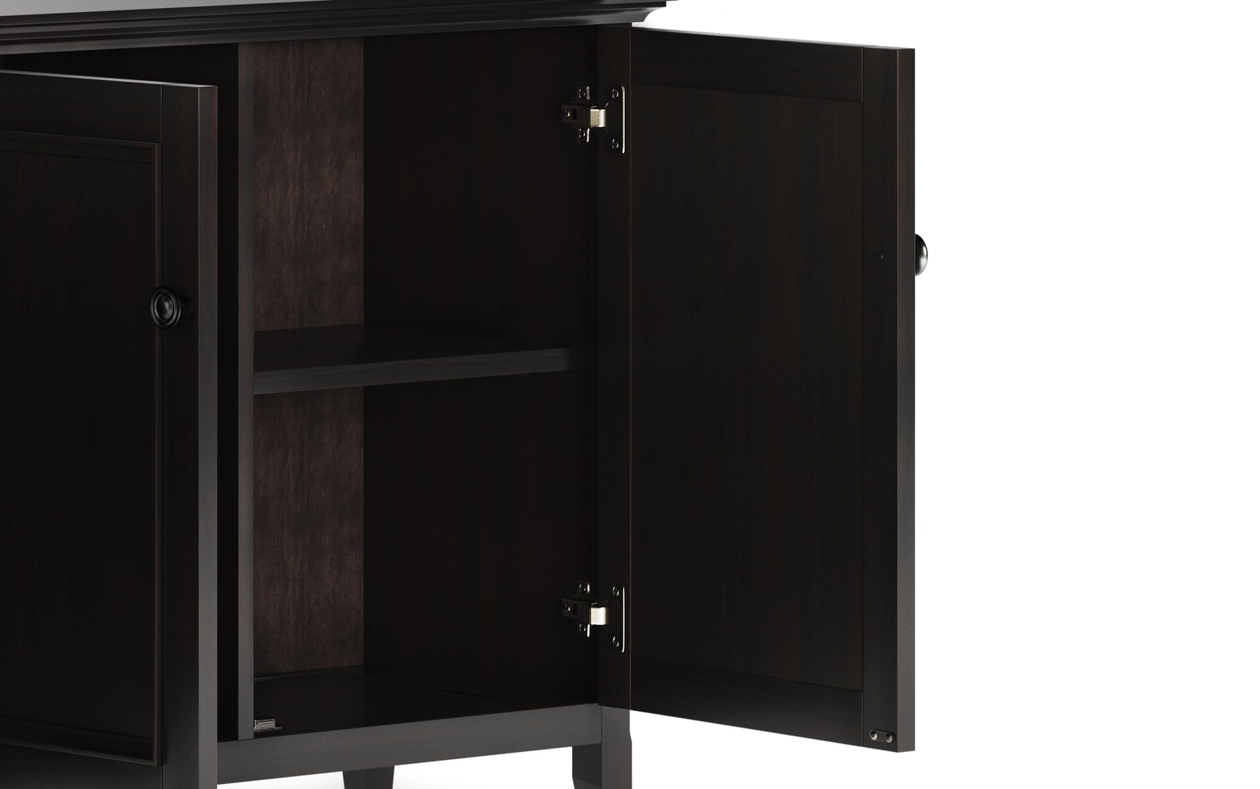 Amherst Wide 3 Door Storage Cabinet – Simpli Home