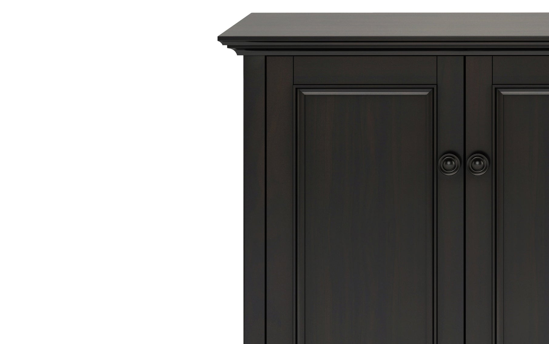 Amherst Wide 4 Door Storage Cabinet – Simpli Home