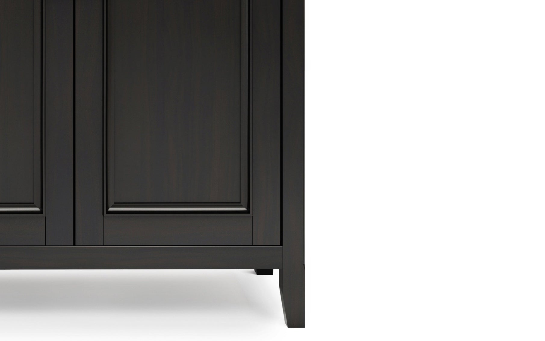 Amherst Wide 4 Door Storage Cabinet – Simpli Home
