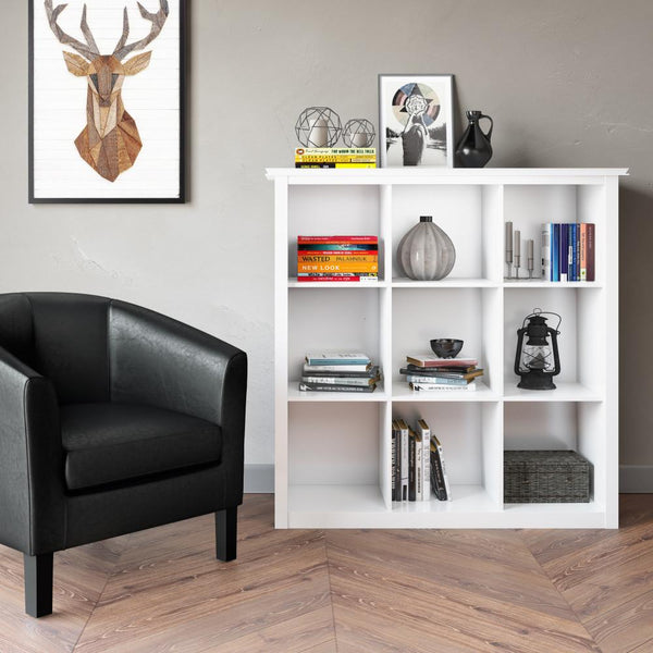 Artisan 9 Cube Bookcase and Storage Unit | Solid Wood Bookcases ...