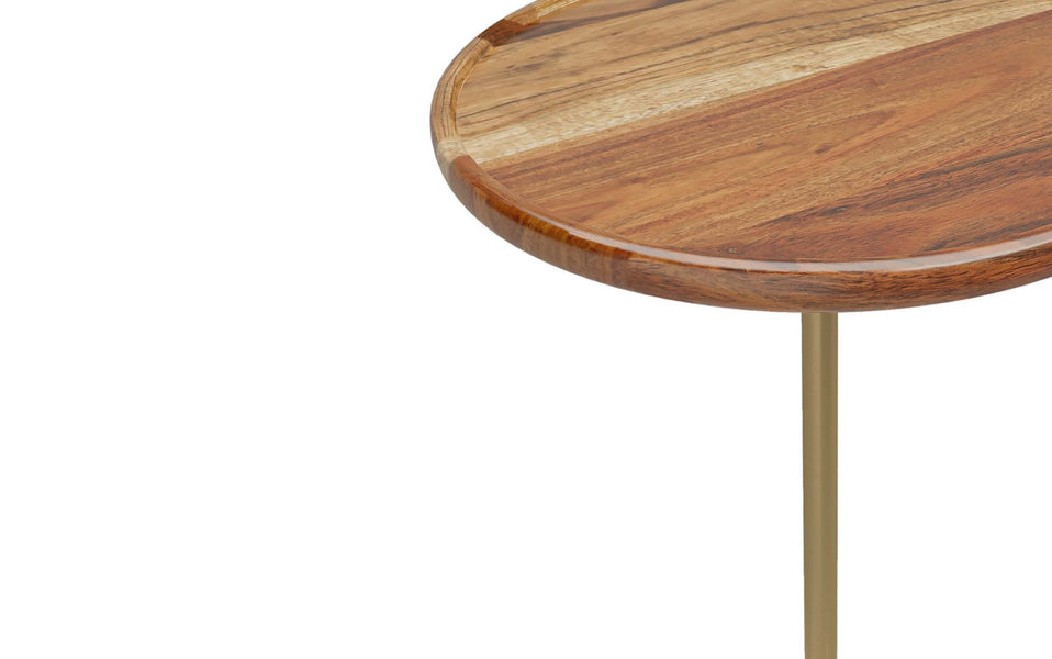 Becker Side Table in Acacia – Simpli Home