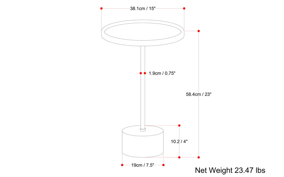 Becker Side Table in Acacia – Simpli Home