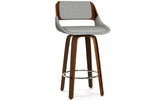 Swivel Bar Stool Set | Carly Swivel Bar Stool Set Of 2 – Simpli Home