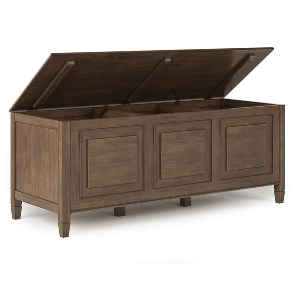 Connaught Storage Bench Trunk | Mudroom Bench | Simpli Home