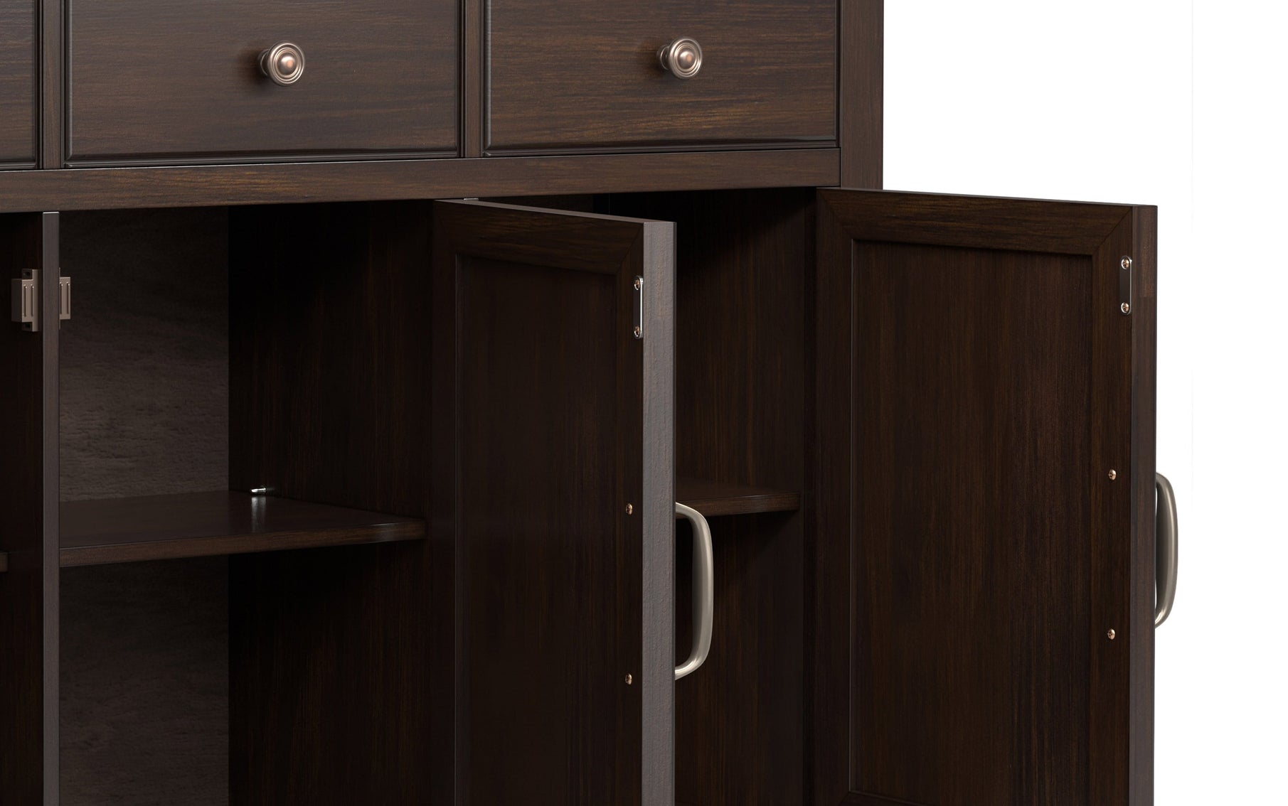 Connaught Wide Entryway Storage Cabinet – Simpli Home
