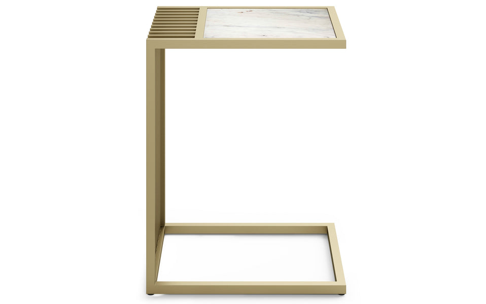 Dorval Marble C Table – Simpli Home