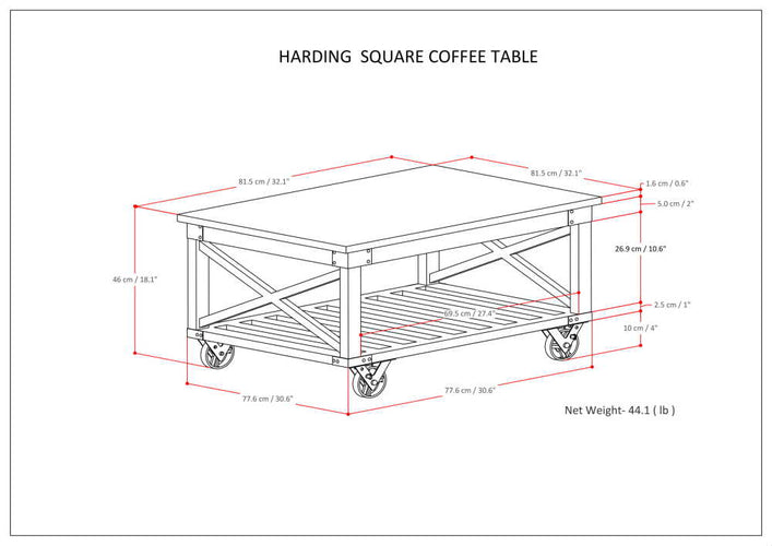 Harding Coffee Table | Living Room Tables | Simpli Home
