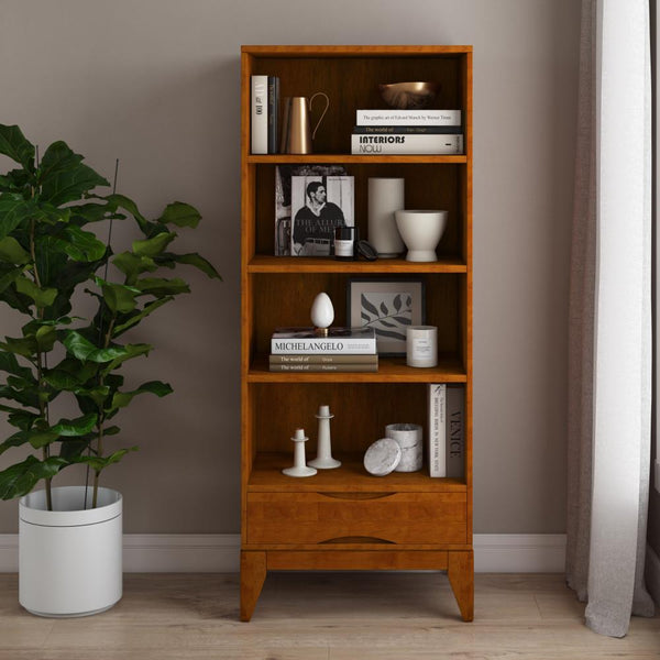 Harper Bookcase with Storage | Solid Wood Bookcases | Simpli Home