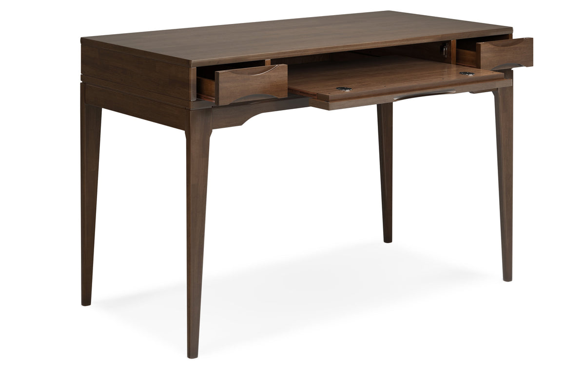 Solid Hardwood Desk | Harper Small Desk – Simpli Home