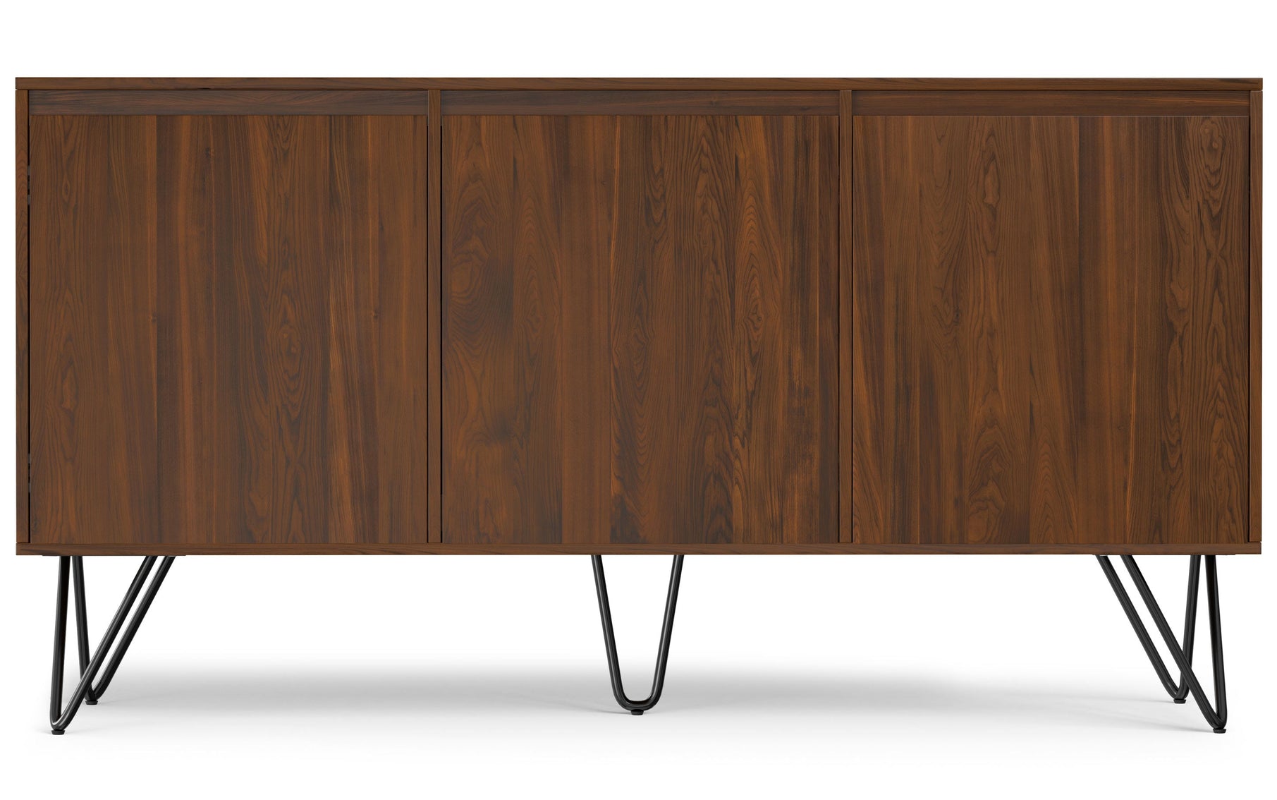 Hunter 3 Door Sideboard Buffet in Walnut – Simpli Home