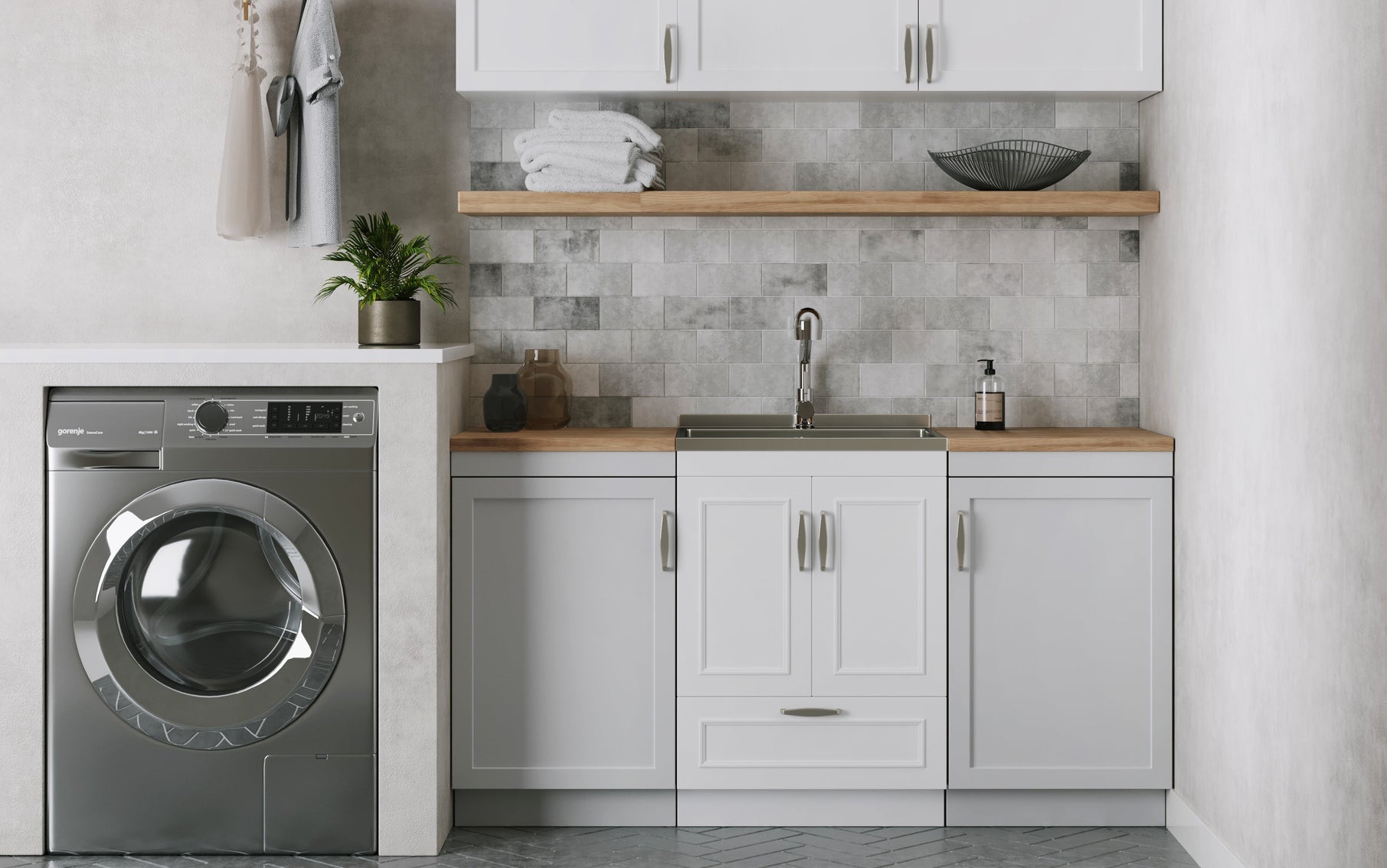 Cardinal 24 inch Laundry Cabinet – Simpli Home