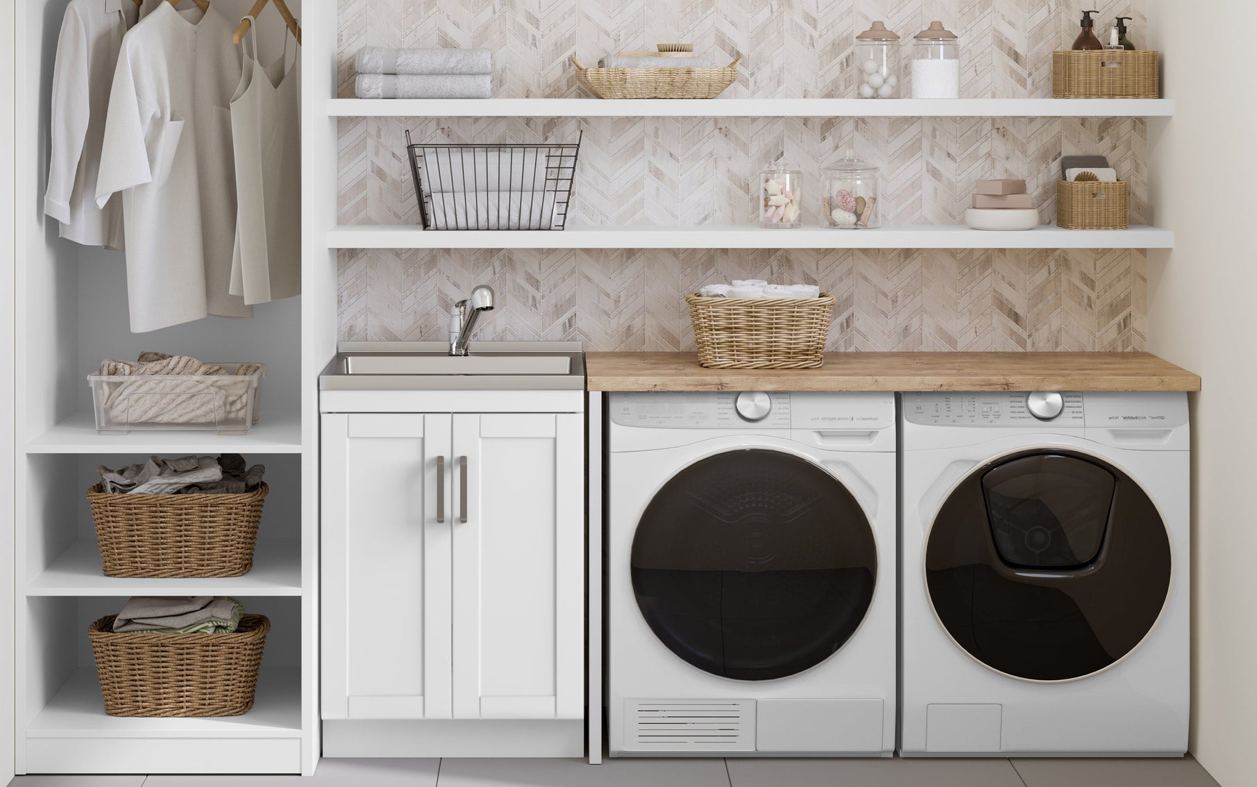 Kyle 24 inch Laundry Cabinet – Simpli Home