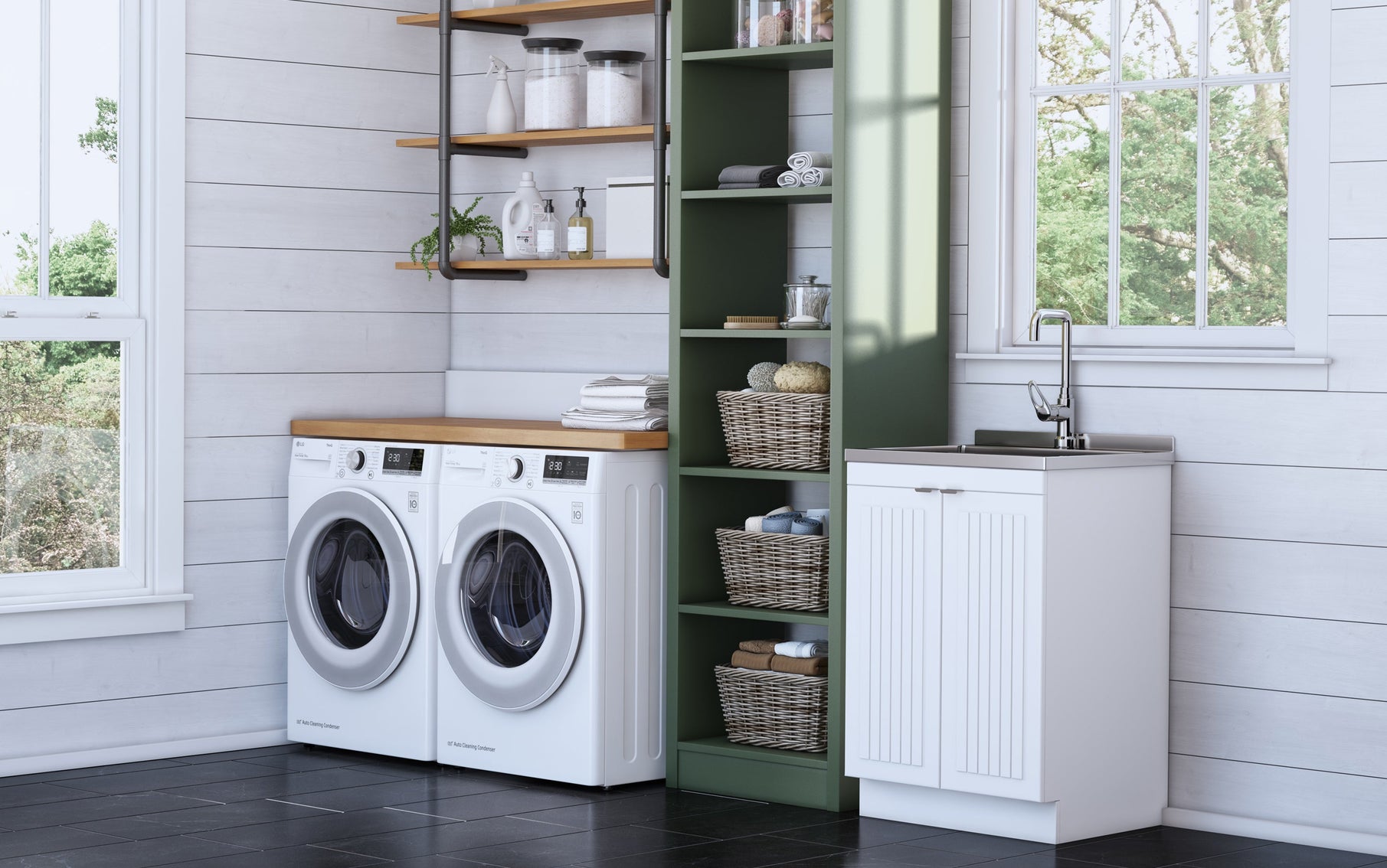 Murphy 24 inch Laundry Cabinet – Simpli Home