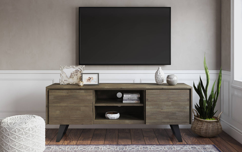 Lowry TV Media Stand in Acacia – Simpli Home