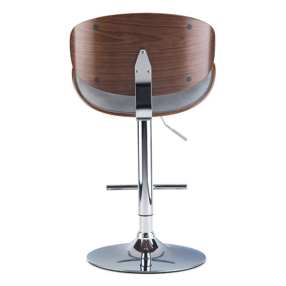 Marana Bentwood Adjustable Height Gas Lift Bar Stool | Bar Stools ...