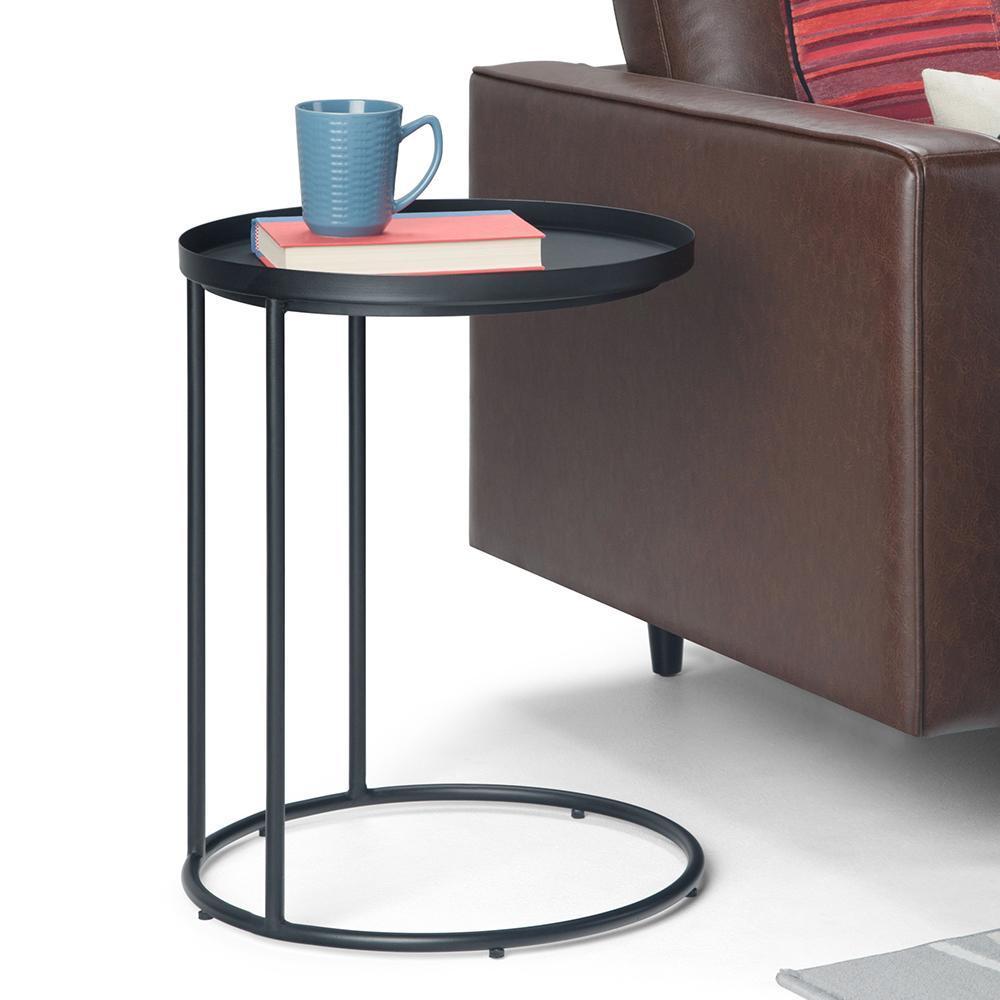 Monet Side Metal Table – Simpli Home