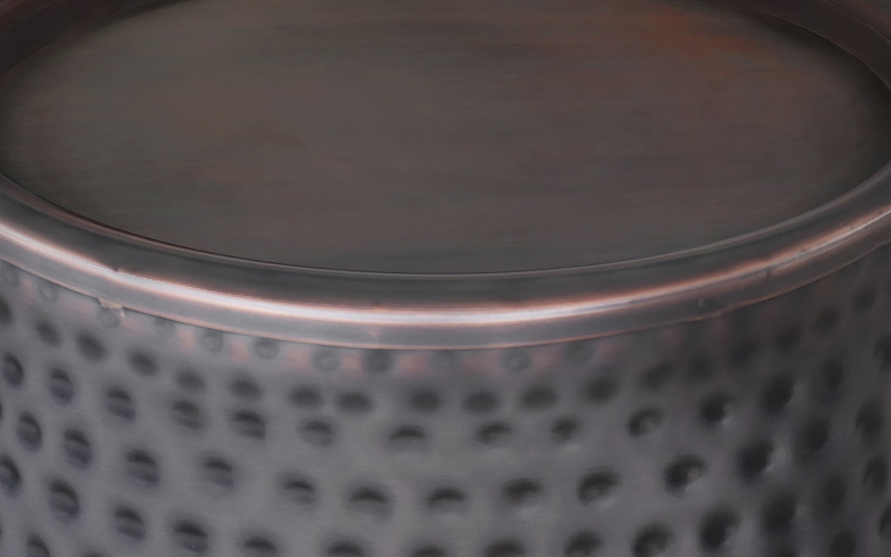 Corbin Metal Side Table with Hammered Surface – Simpli Home