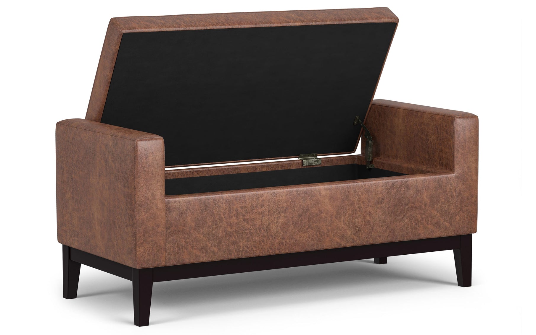 Amber Rectangular Storage Ottoman – Simpli Home