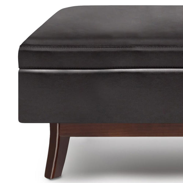 Owen Rectangular Storage Ottoman | Storage Ottomans | Simpli Home
