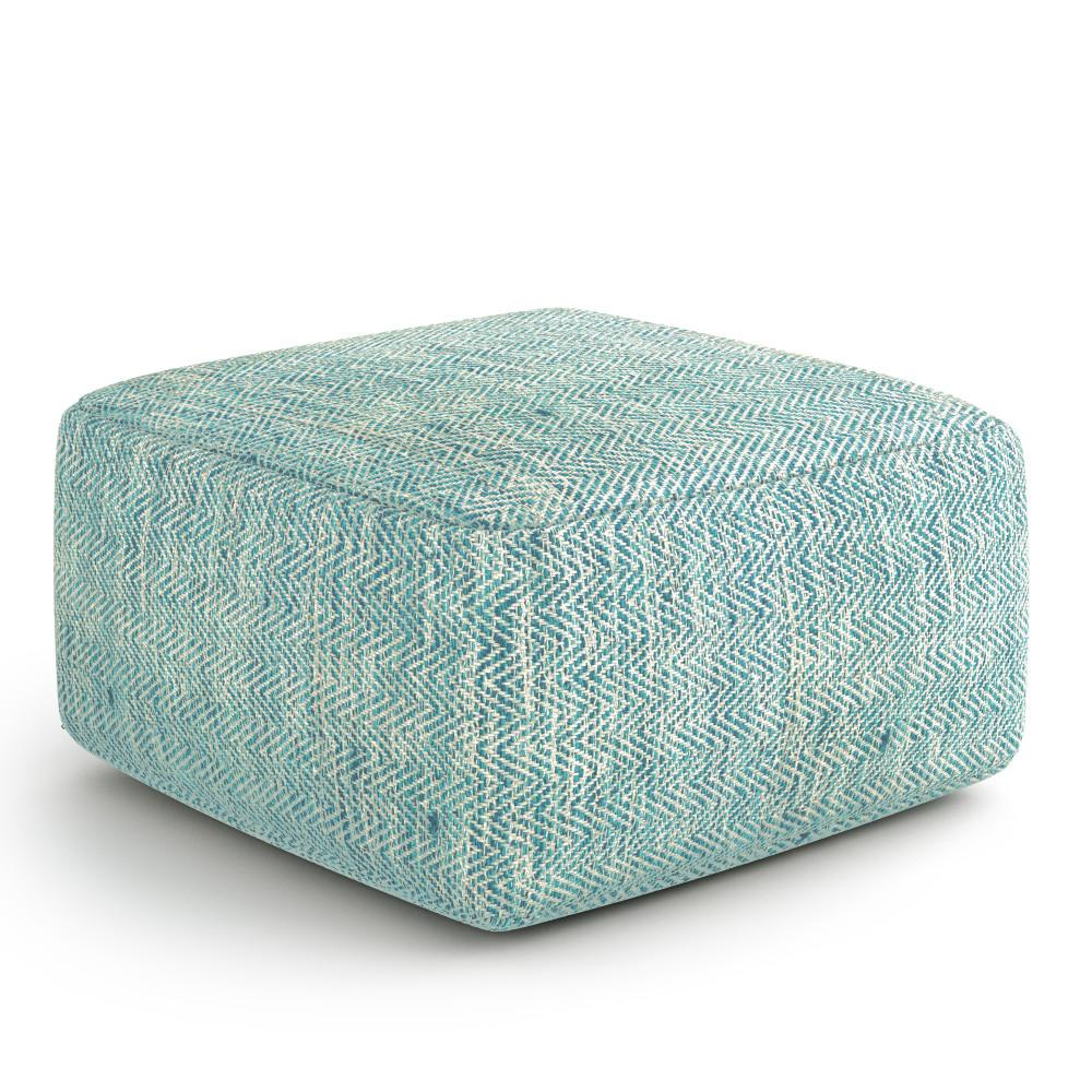 Nate Square Pouf | Pouf Ottomans | Simpli Home