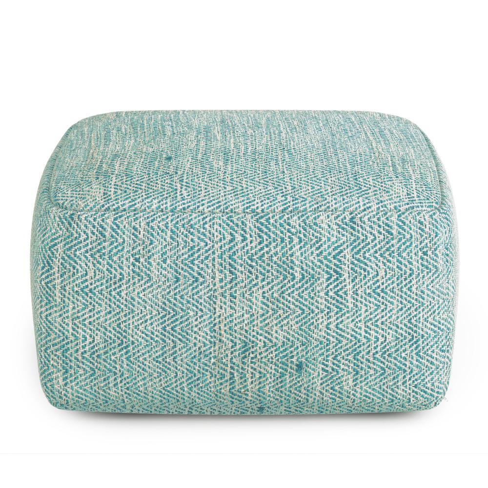 Nate Square Pouf | Pouf Ottomans | Simpli Home