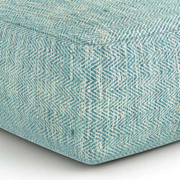 Nate Square Pouf | Pouf Ottomans | Simpli Home