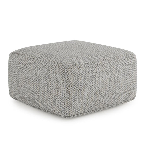 Nate Square Pouf | Pouf Ottomans | Simpli Home