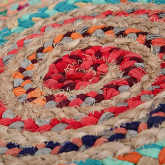 Round Jute Pouf | Margo Round Pouf – Simpli Home