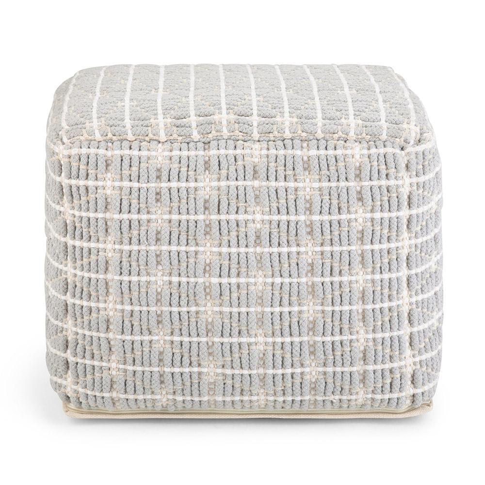 Noreen Square Pouf | Pouf Ottomans | Simpli Home