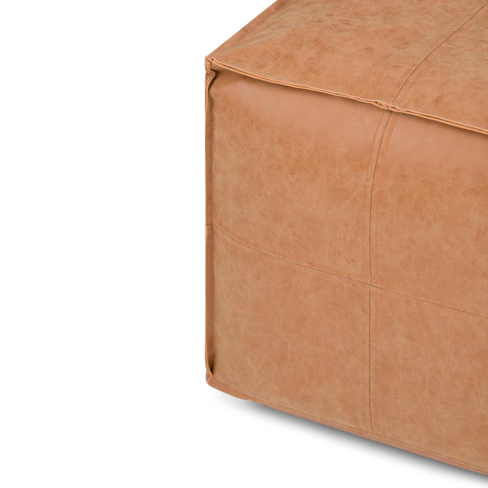 Brody Large Square Coffee Table Pouf | Pouf Ottomans | Simpli Home