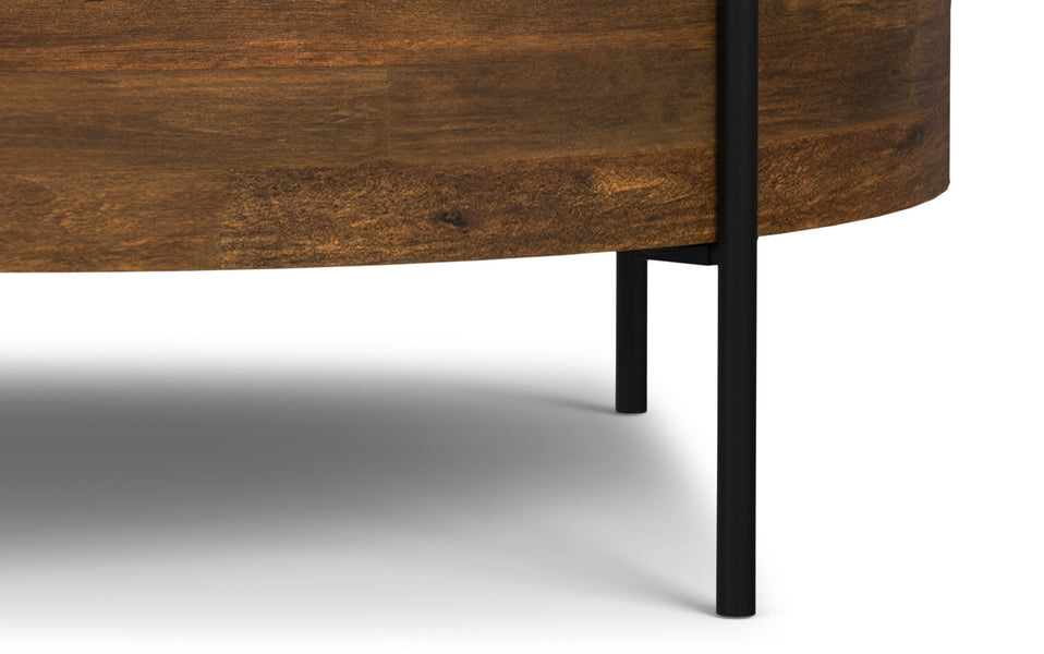 Rayburn Drum Coffee Table in Mango – Simpli Home