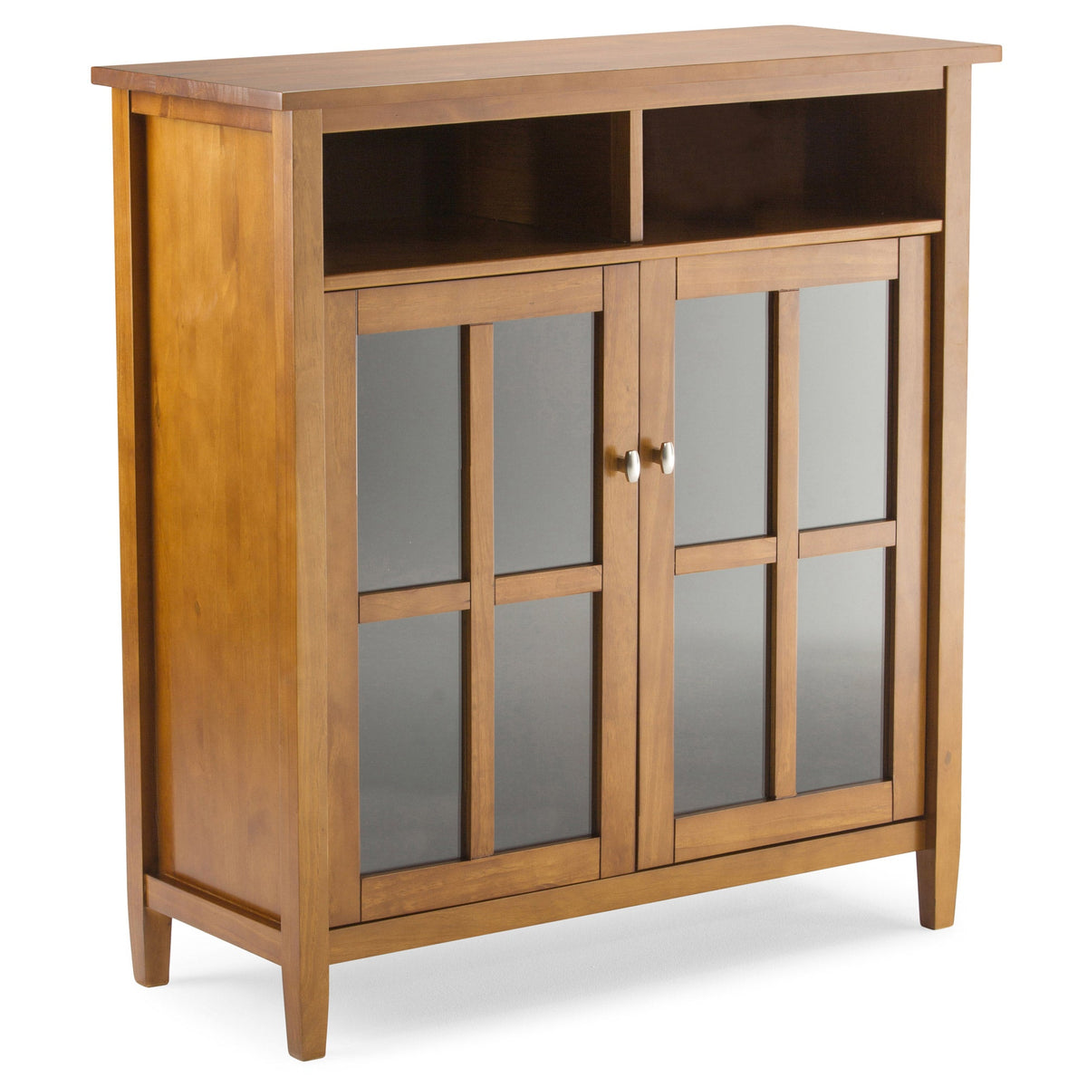 Solid Wood Media Cabinet | Medium Storage Cabinet – Simpli Home