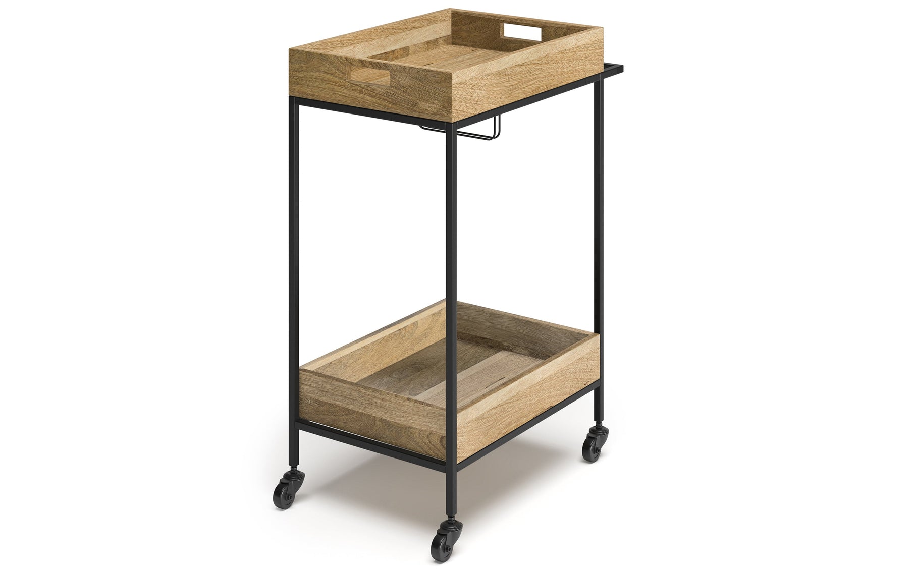 Simons 24 inch Bar Cart in Mango – Simpli Home