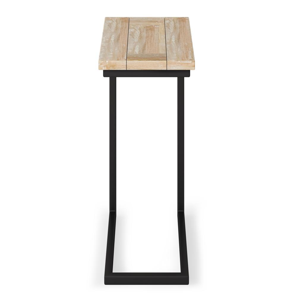 Skyler Solid Wood C Side Table With Metal Legs | Simpli Home