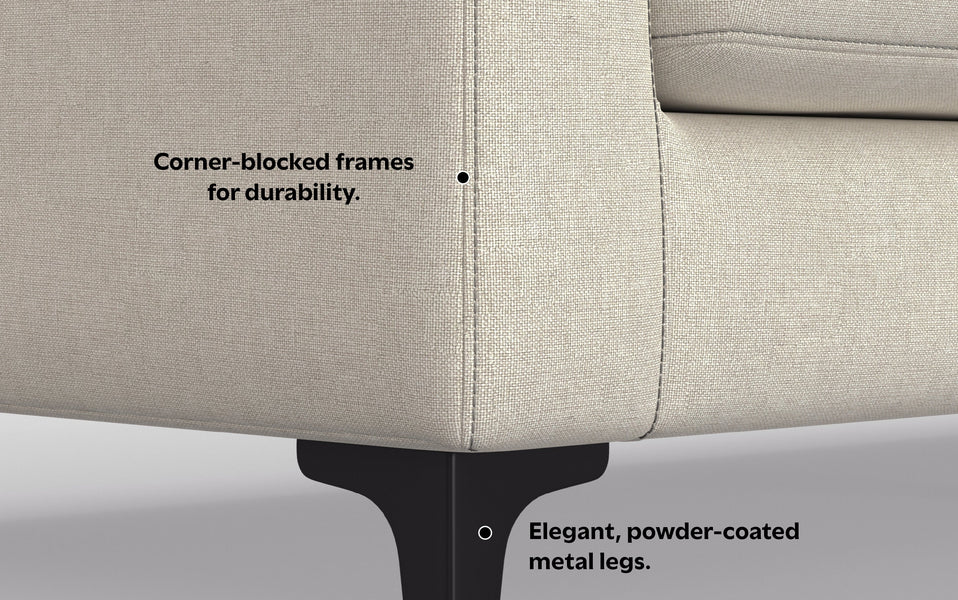 Ava 90 inch Mid Century Sofa – Simpli Home