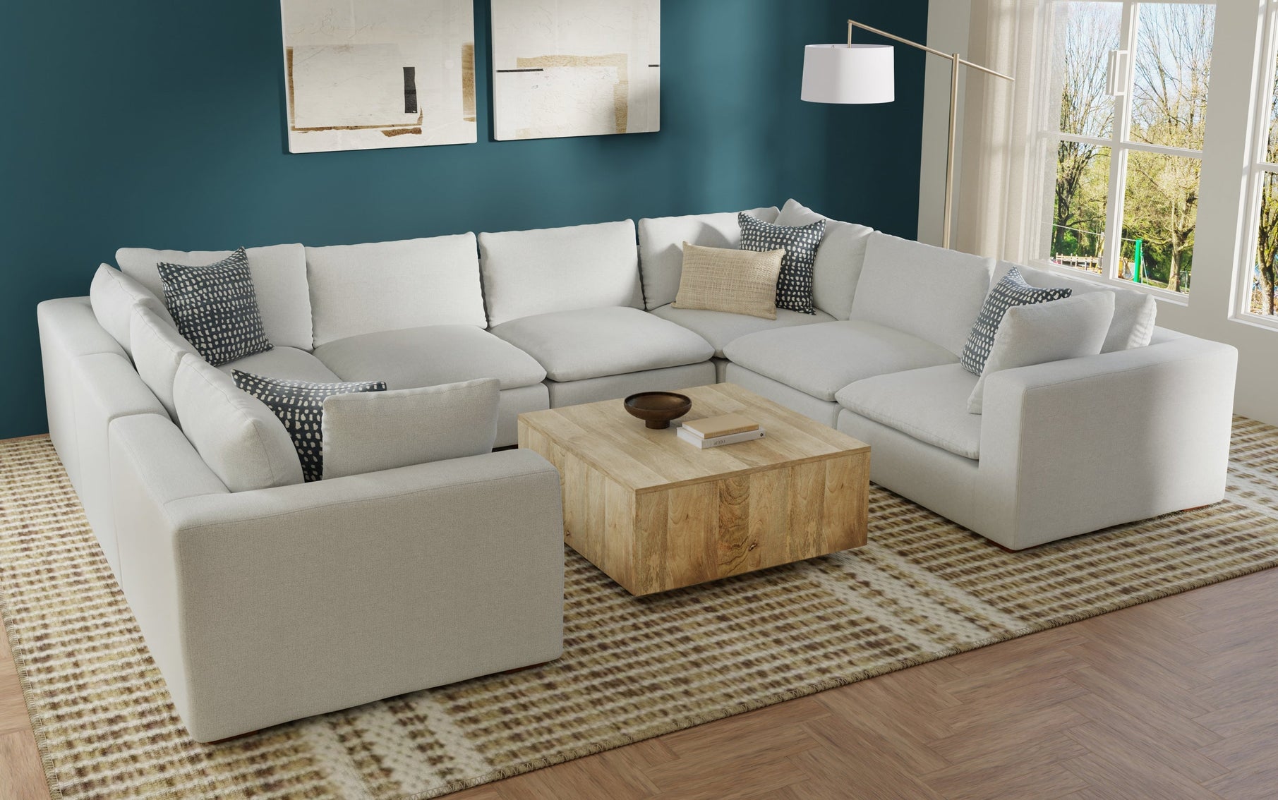 Jasmine U-Shaped Sectional – Simpli Home