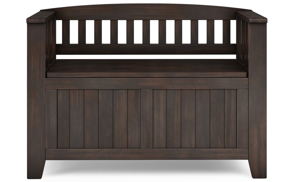 Acadian Small Entryway Storage Bench – Simpli Home