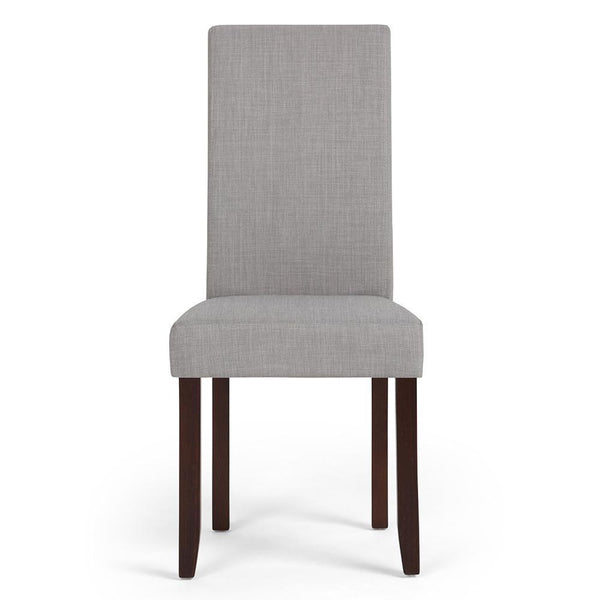 Acadian Faux Leather Parson Dining Chair in Tanners Brown (Set of 2 ...