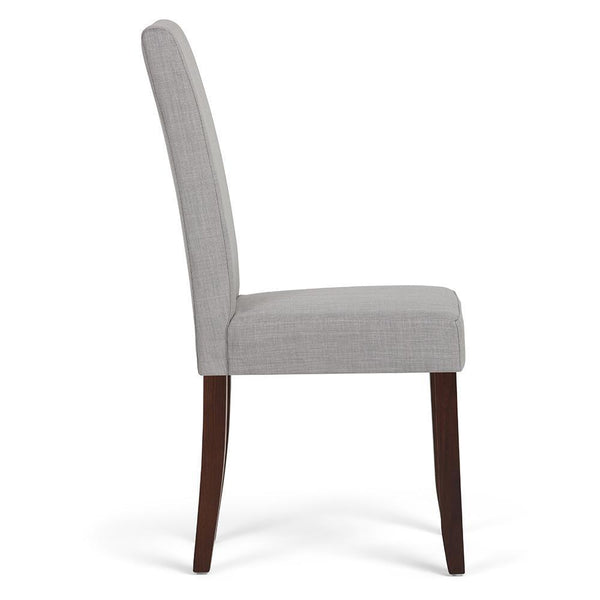 Acadian Faux Leather Parson Dining Chair in Tanners Brown (Set of 2 ...