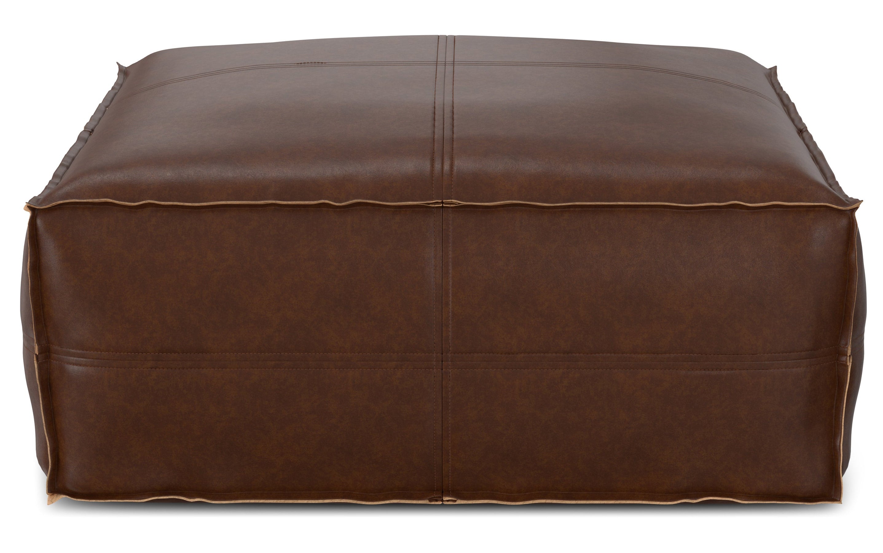 Brody Large Square Coffee Table Pouf | Pouf Ottomans | Simpli Home