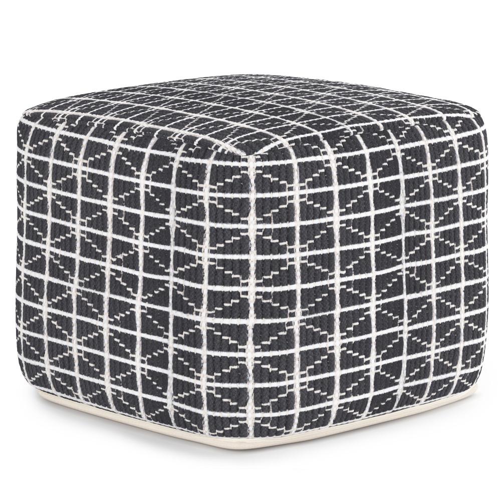 Noreen Square Pouf | Pouf Ottomans | Simpli Home